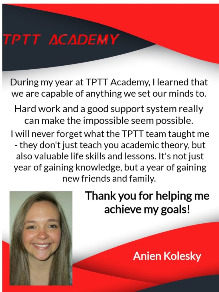 Testimonials | TPTT Academy
