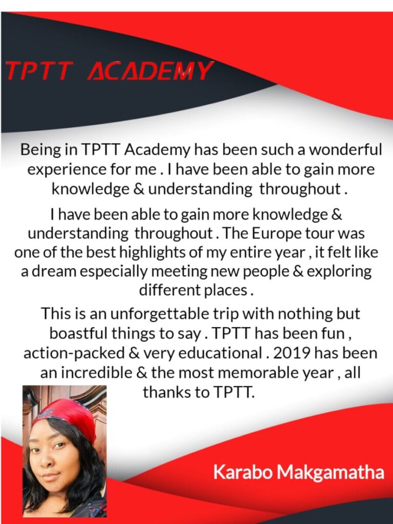 Testimonials | TPTT Academy